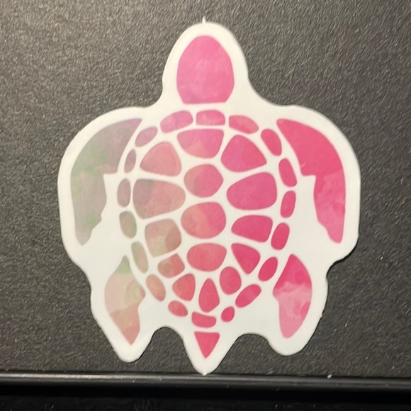 Design | Mixed Pink Color Sea Turtle Sticker | Poshmark